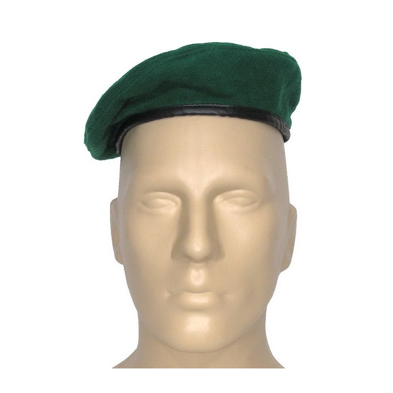 Small, green beret - "tear"
