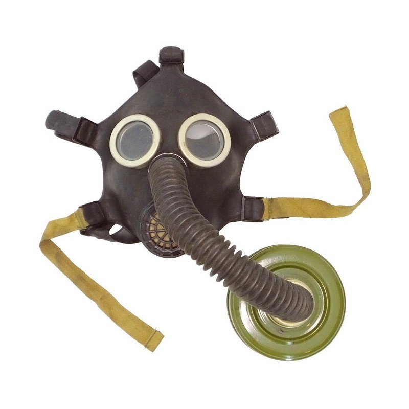 PDF-DA gas mask (children 3-7), black, chest bag