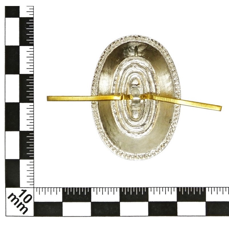 Bow attached to Cossack Units caps - non-commissioned officer, silver