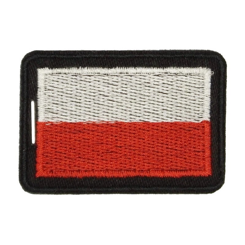 Polish Army flag - patch, embroidered, pair