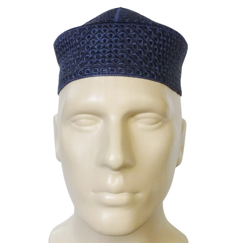 Tableegi - a stiff, openwork cap, Dark blue