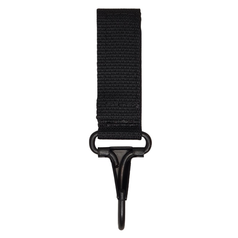 FRP Belt loop with the snap-hook, black