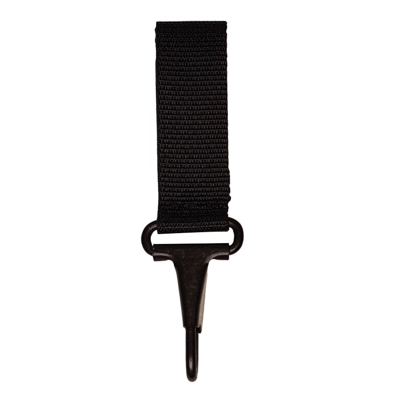FRP Belt loop with the snap-hook, black