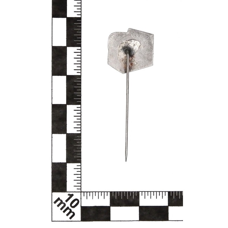 Metal pin with the logo of the Polish United Workers' Party (PZPR)