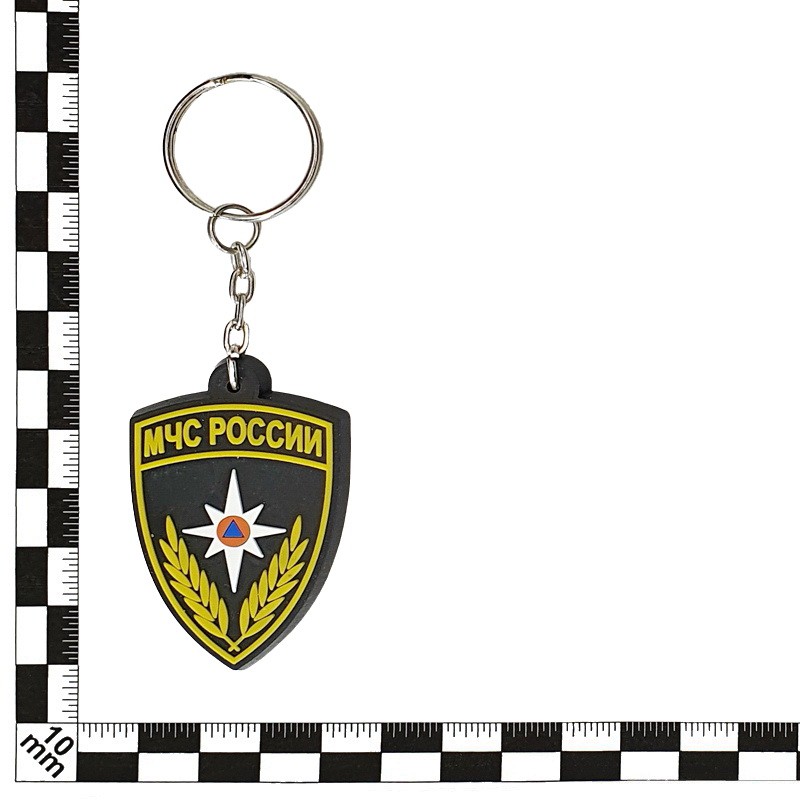Keyring-morale "MChS of Russia", shield