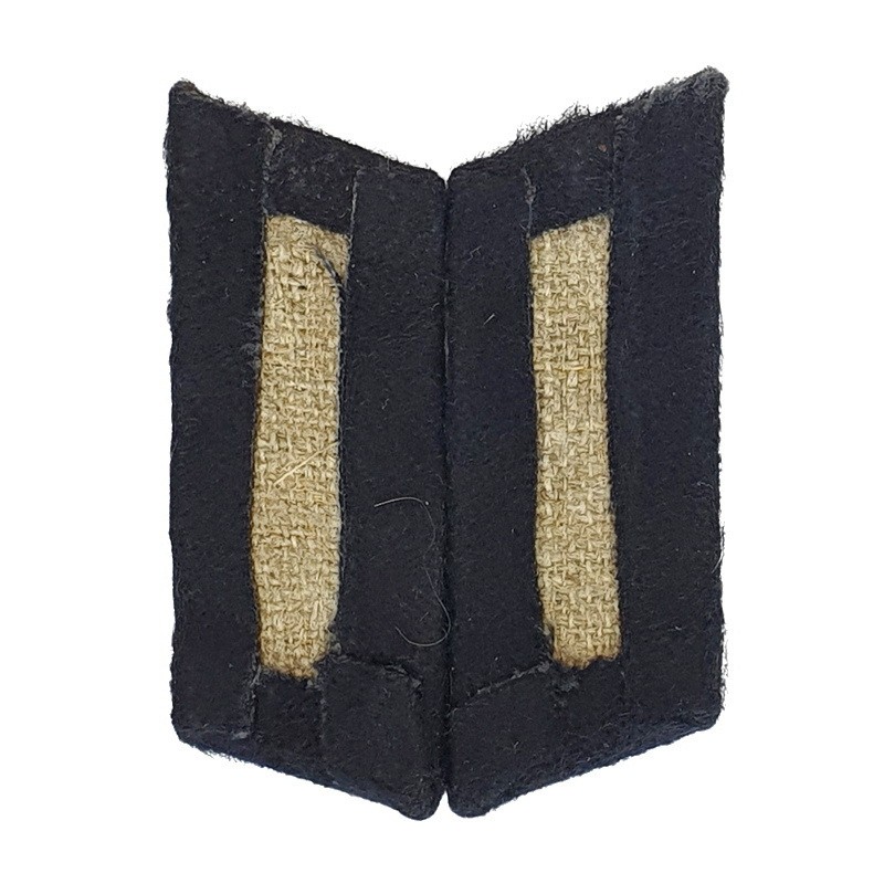 Collar tabs of Land Forces (heavy) for ordinary uniforms, on canvas