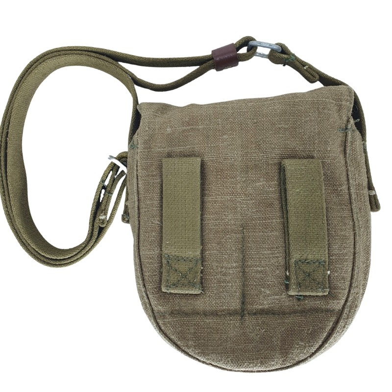 PPSh-41 drum magazine pouch, with shoulder strap, olive-sand