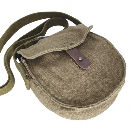 PPSh-41 drum magazine pouch, with shoulder strap, olive-sand