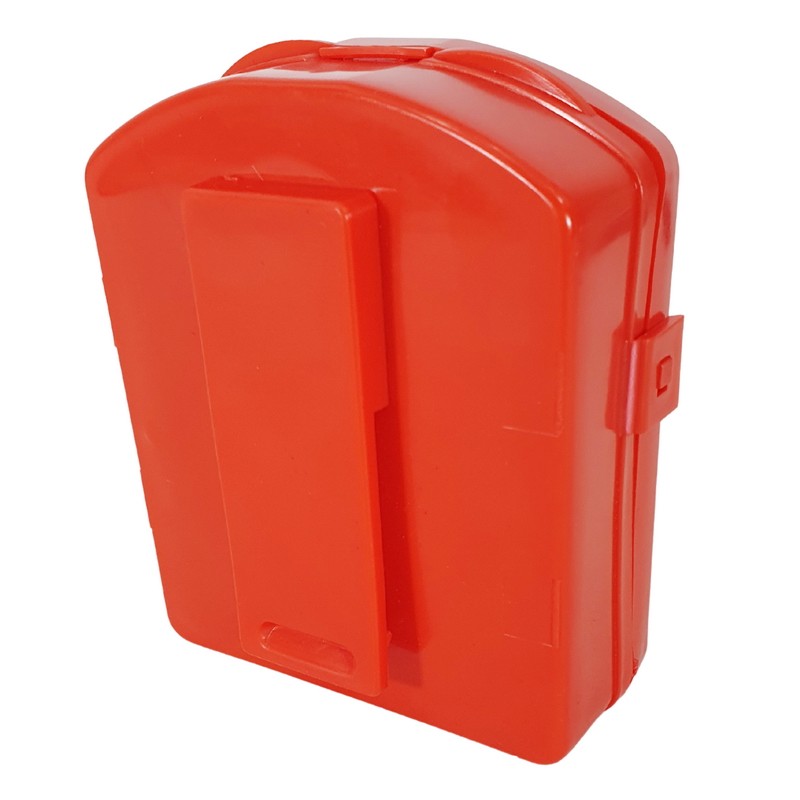 First aid kit - case, bright red